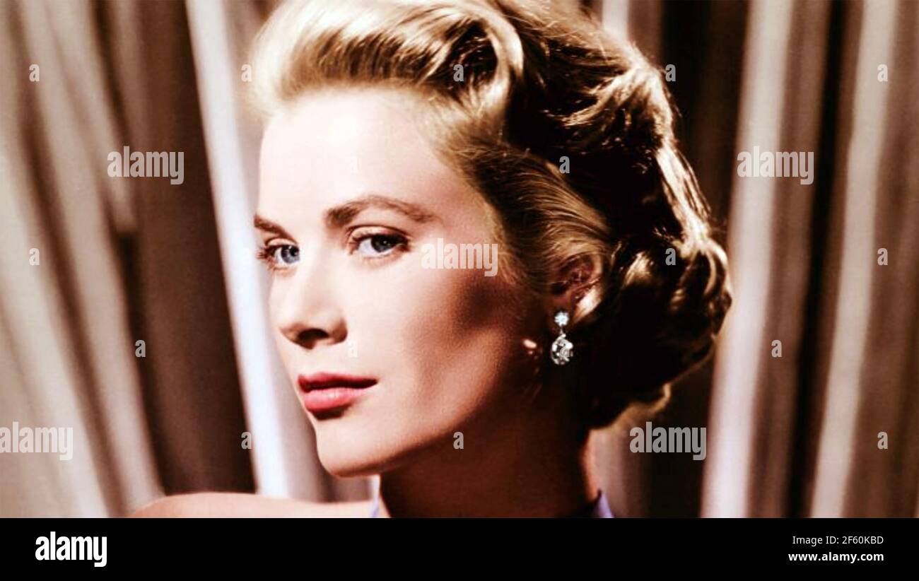 GRACE KELLY (1929-1982) American film actress about 1955 Stock Photo ...