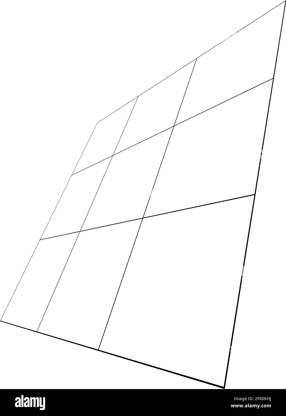 3d angled squared, checkered planes in perspective — Stock vector ...