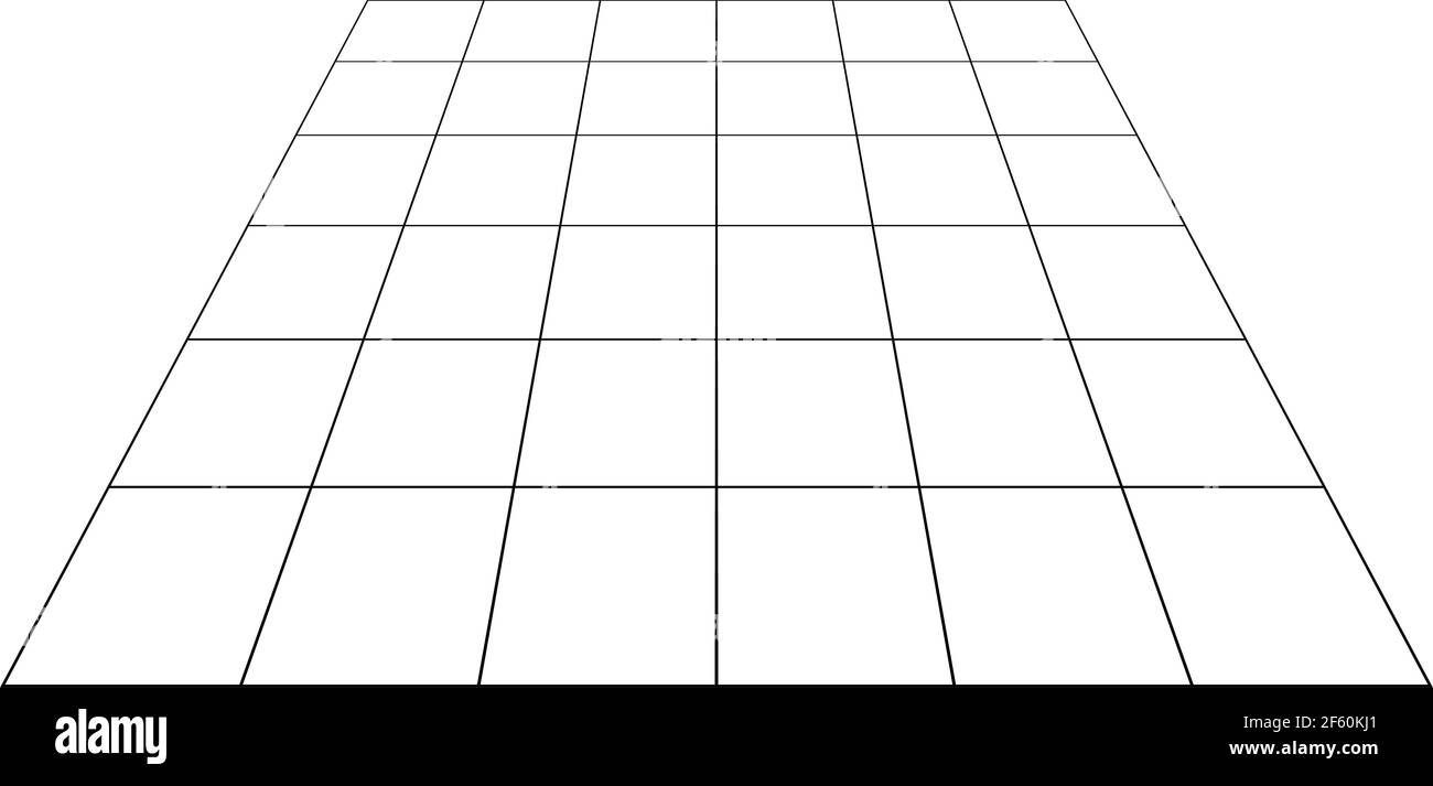 3d angled squared, checkered planes in perspective — Stock vector ...