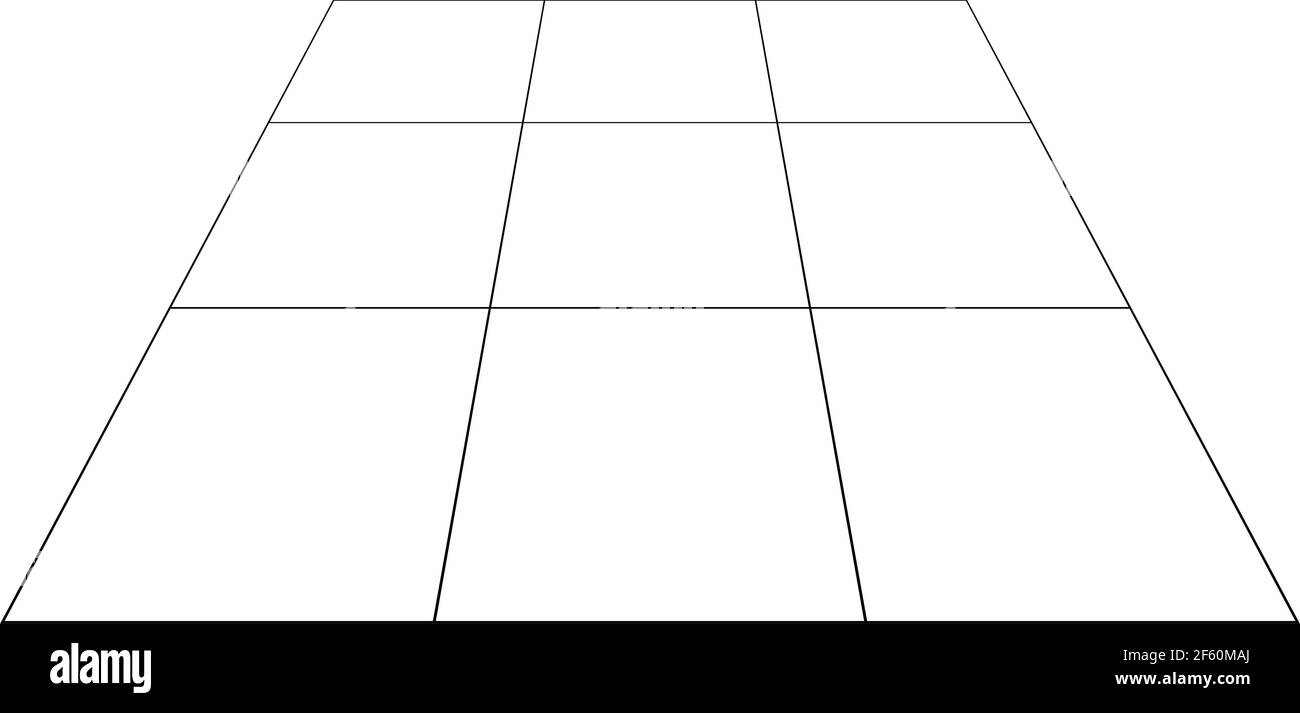 3d angled squared, checkered planes in perspective — Stock vector ...