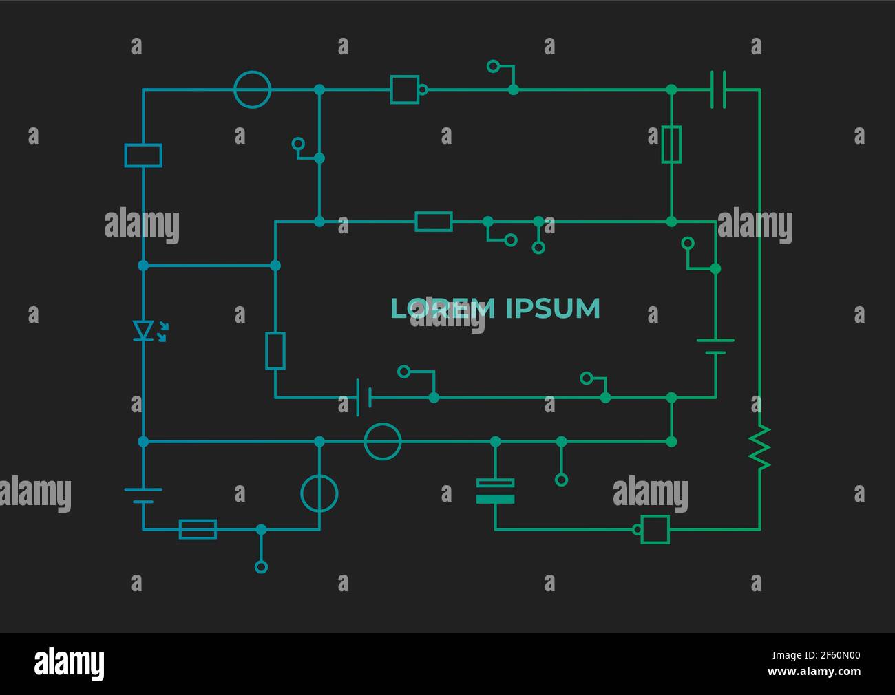 Wiring scheme Stock Vector Images - Alamy