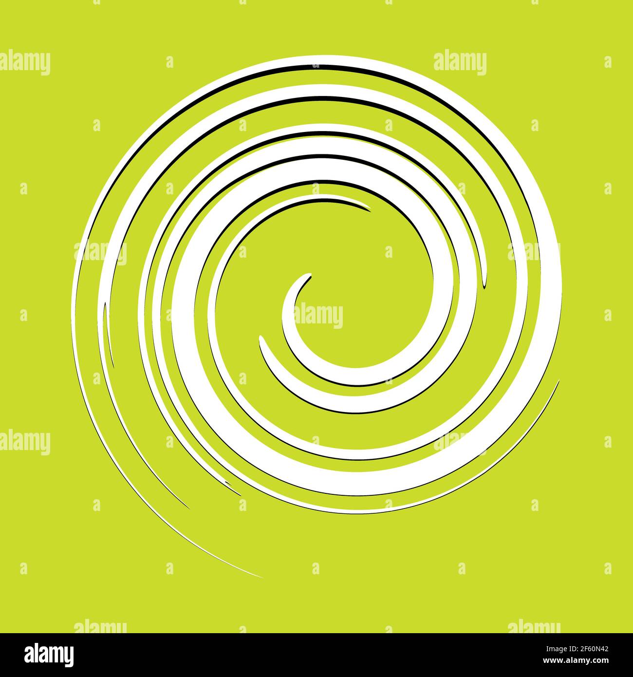 Spiral, volute, helix abstract vector illustration design element ...