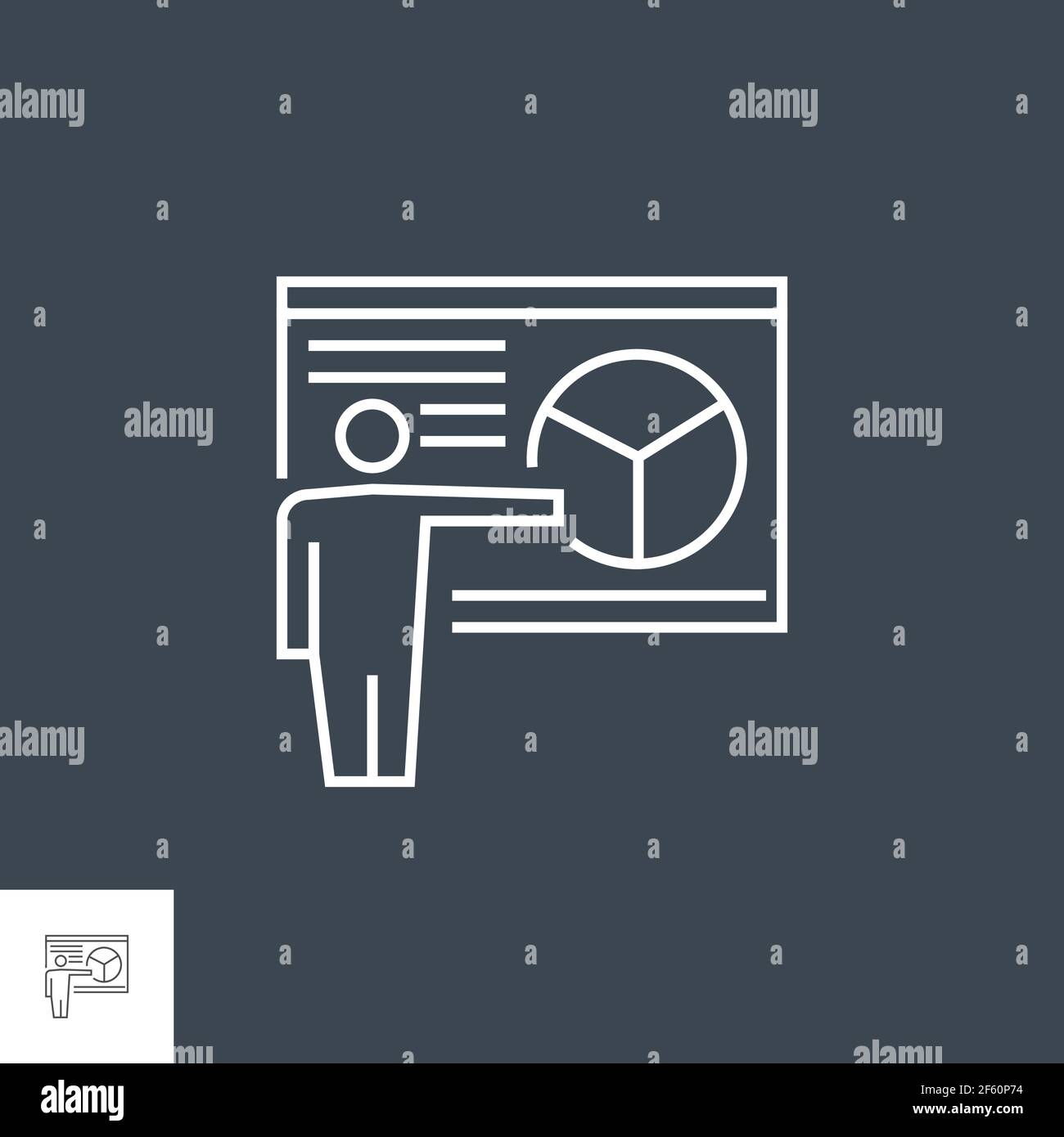 Businessman speaker presentation team Stock Vector Images - Alamy