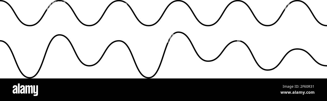 Wavy, zig-zag, criss-cross lines, stripe vector element — Stock vector ...