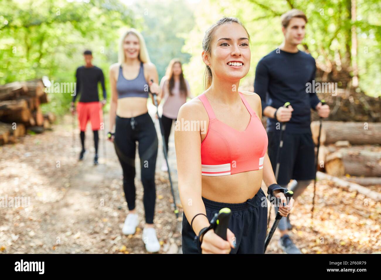 Group walking fitness holiday hi-res stock photography and images - Alamy