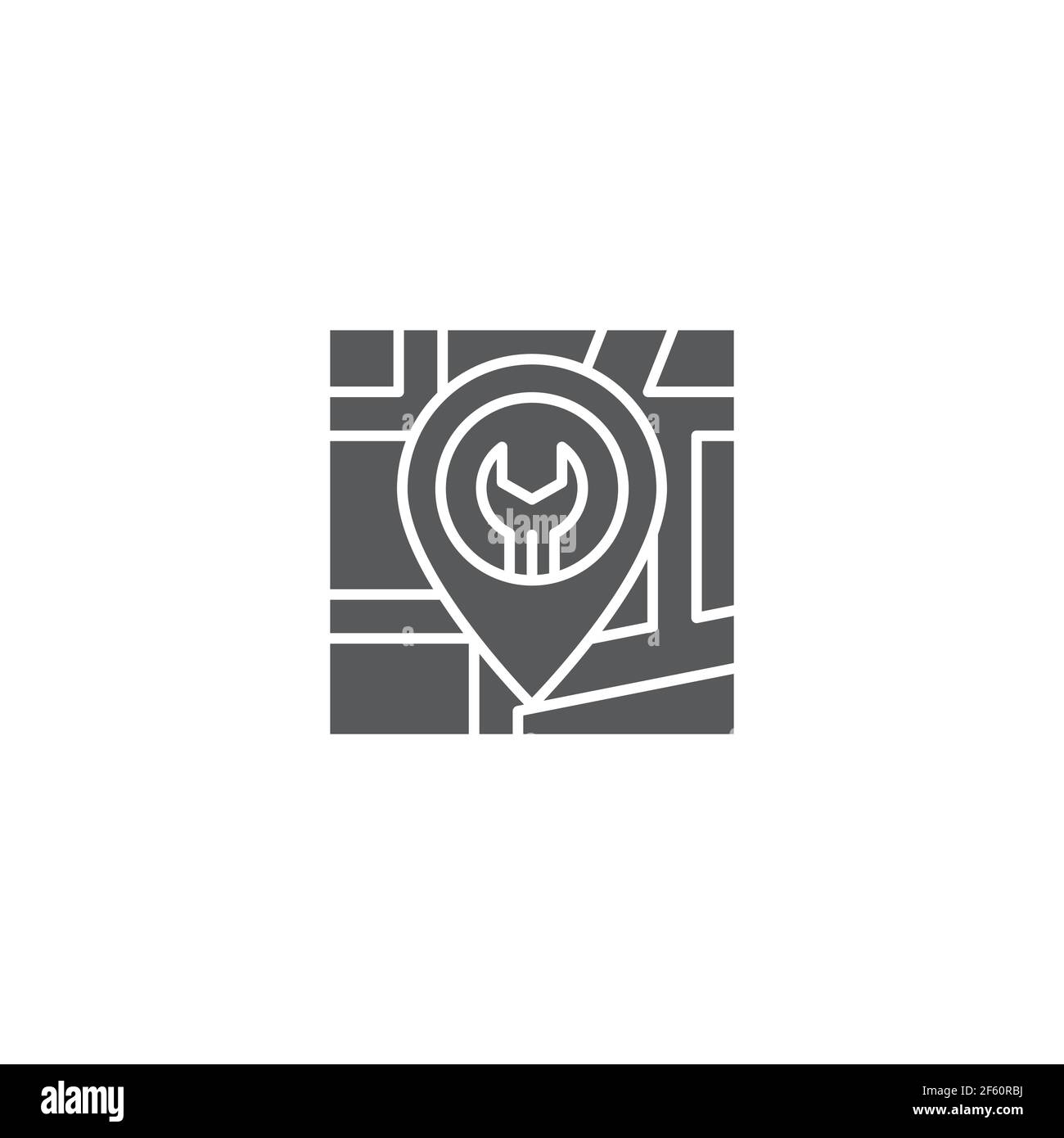 Car service icon isolated background. Auto mechanic service. Repair ...