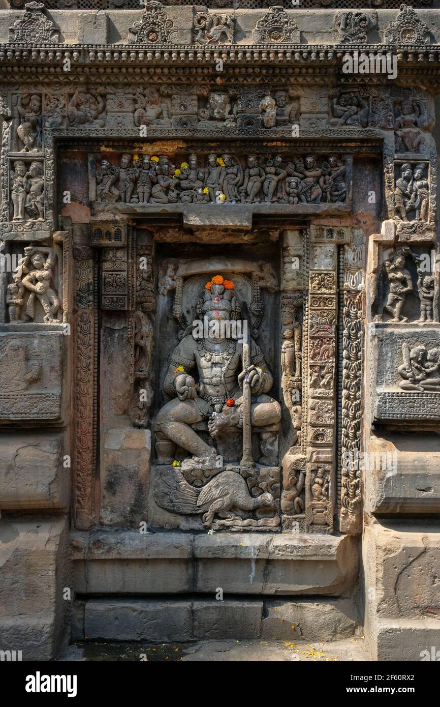 Detail of the Parsurameswara Temple in Bhubaneswar, Odisha, India Stock ...