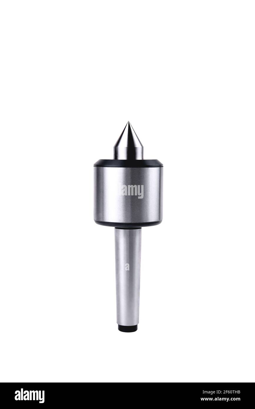 rotating lathe center for fixing workpieces in a lathe during ...