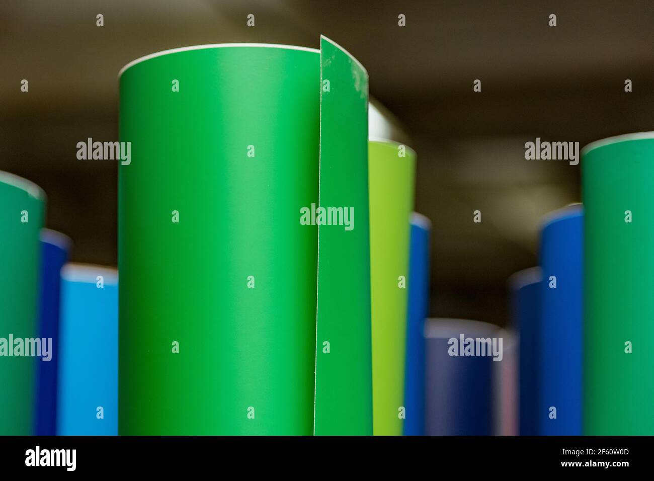 colored vinyl car wrapping or plotter cutting sticker film rolls. Film ...