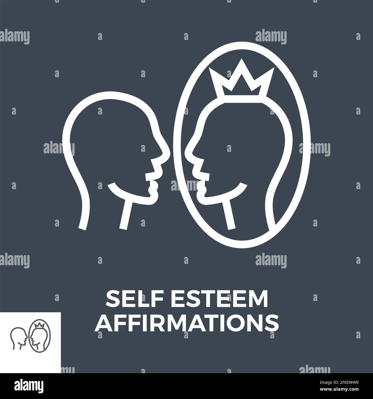 Self esteem affirmations Stock Vector Image & Art - Alamy