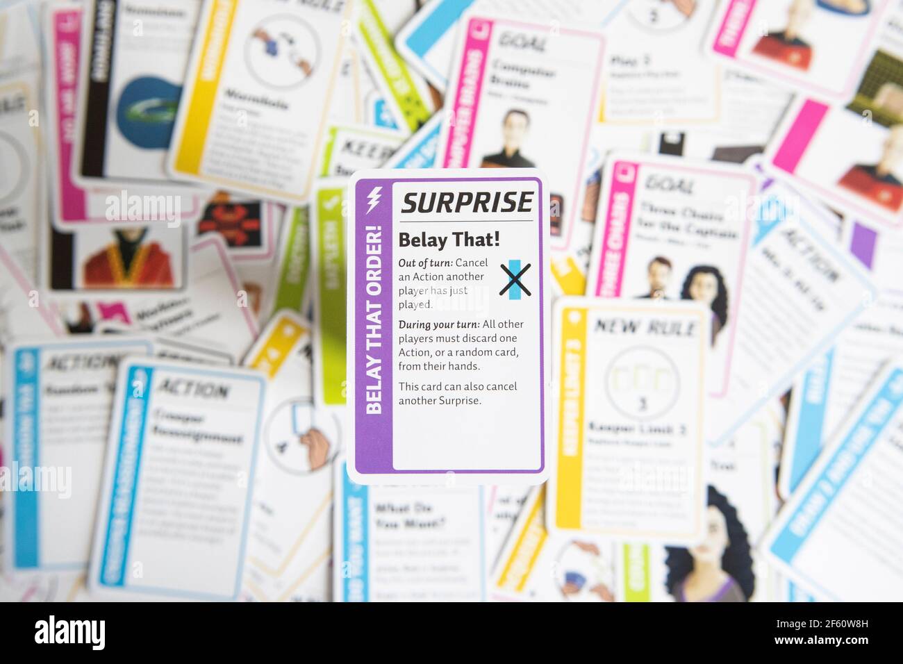 Cards from the Star trek The Next Generation version of Fluxx the card ...