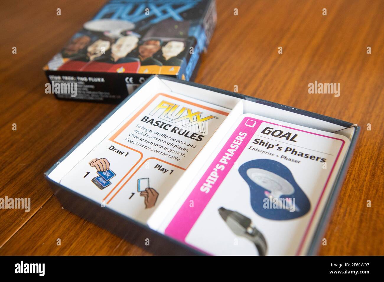 Cards from the Star trek The Next Generation version of Fluxx the card ...