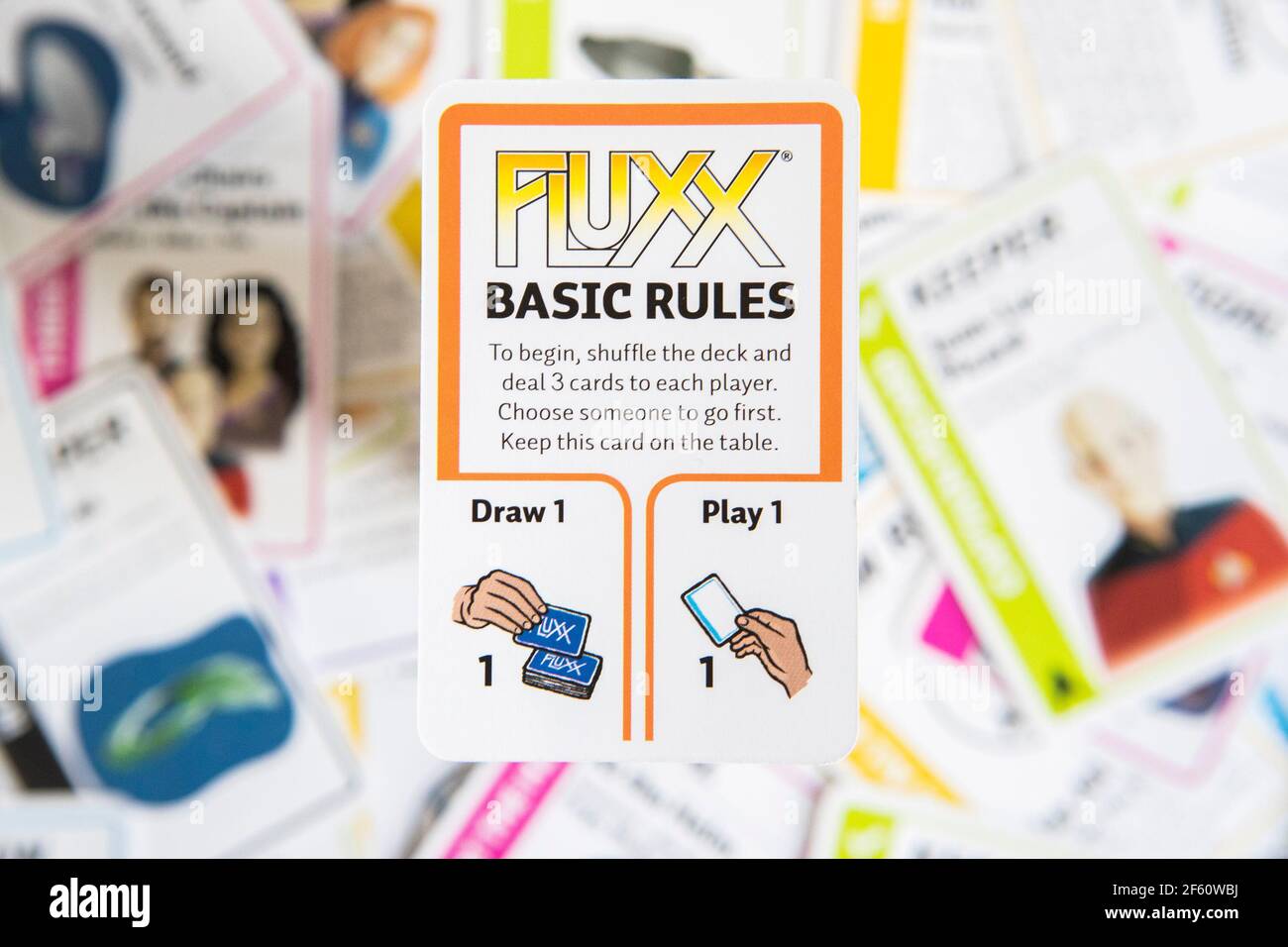 Star Trek The Next Generation Fluxx card game Stock Photo - Alamy