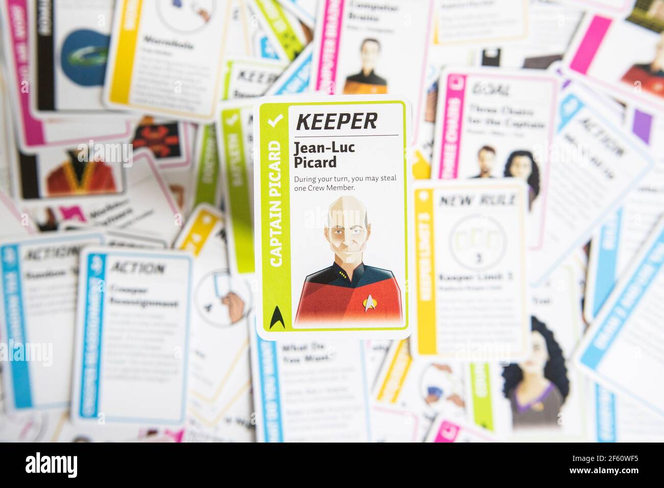 Star Trek The Next Generation Fluxx card game Stock Photo - Alamy