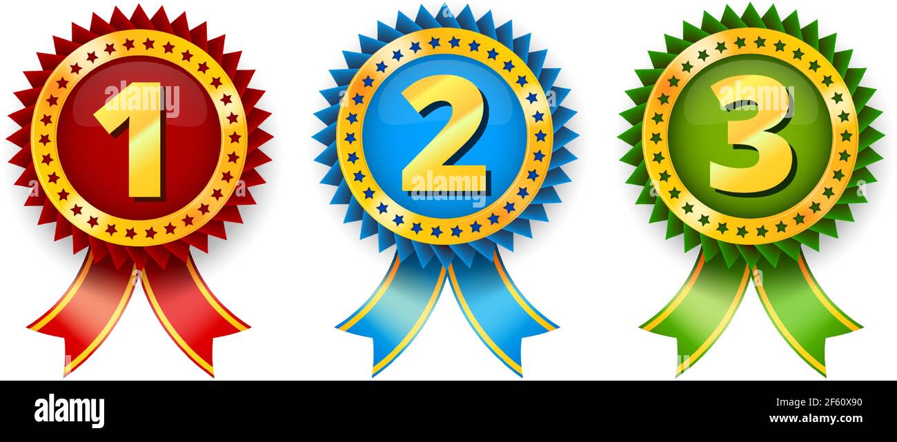 1st 2nd 3rd Place Clipart