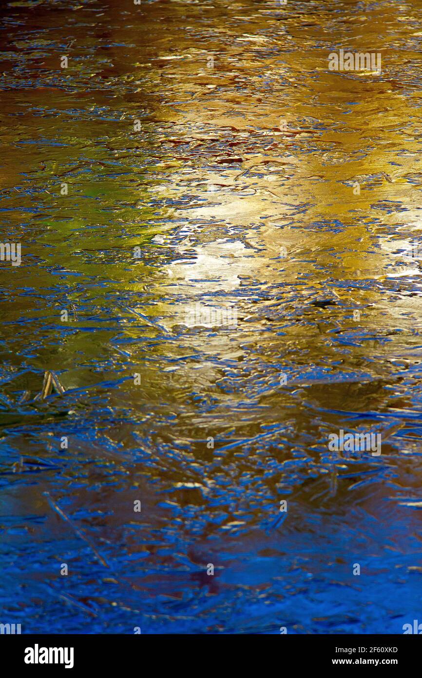 Reflections in water Stock Photo - Alamy