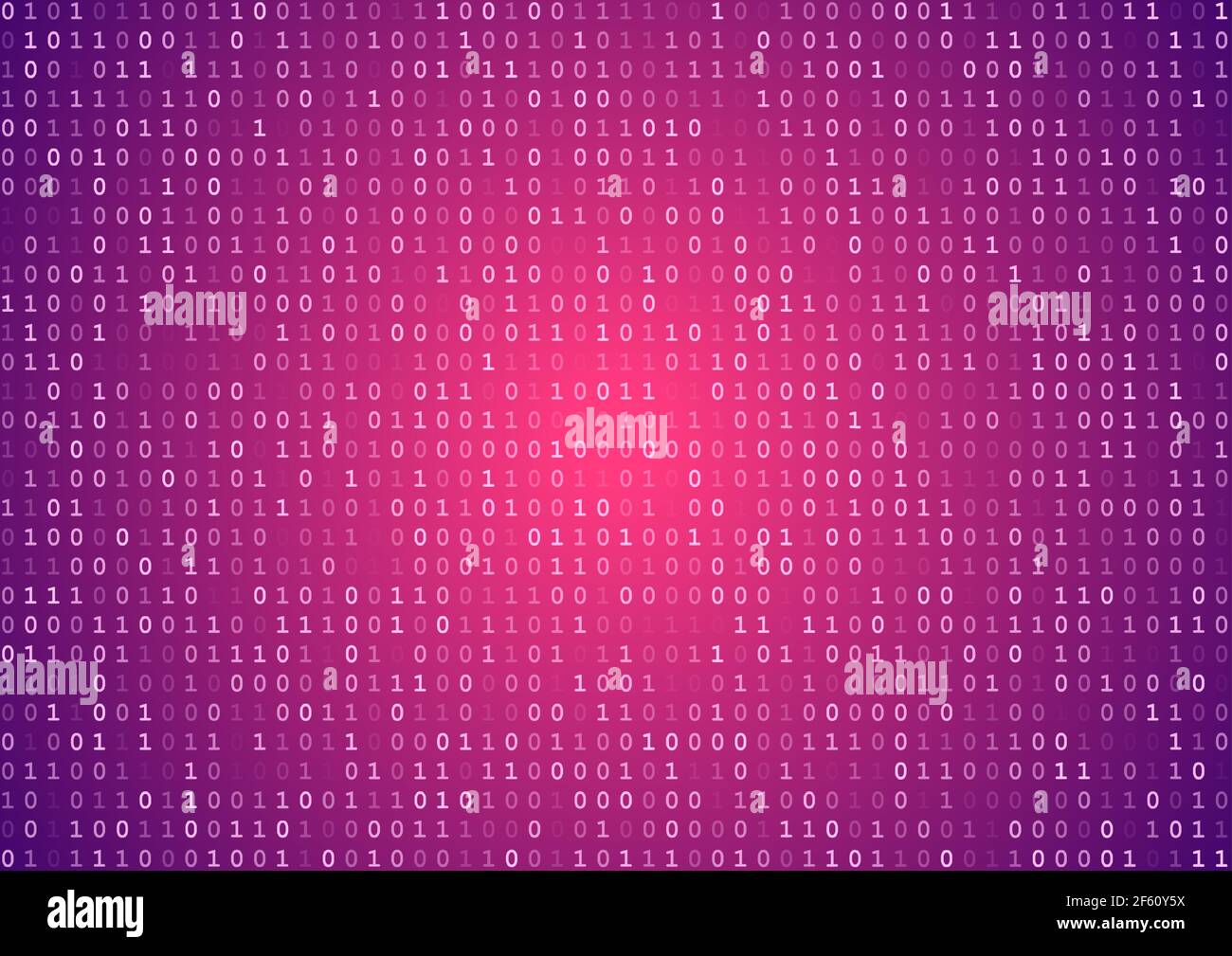 Sheet Of Violet Binary Code Program Screen On Vector Background Stock Vector Image And Art Alamy