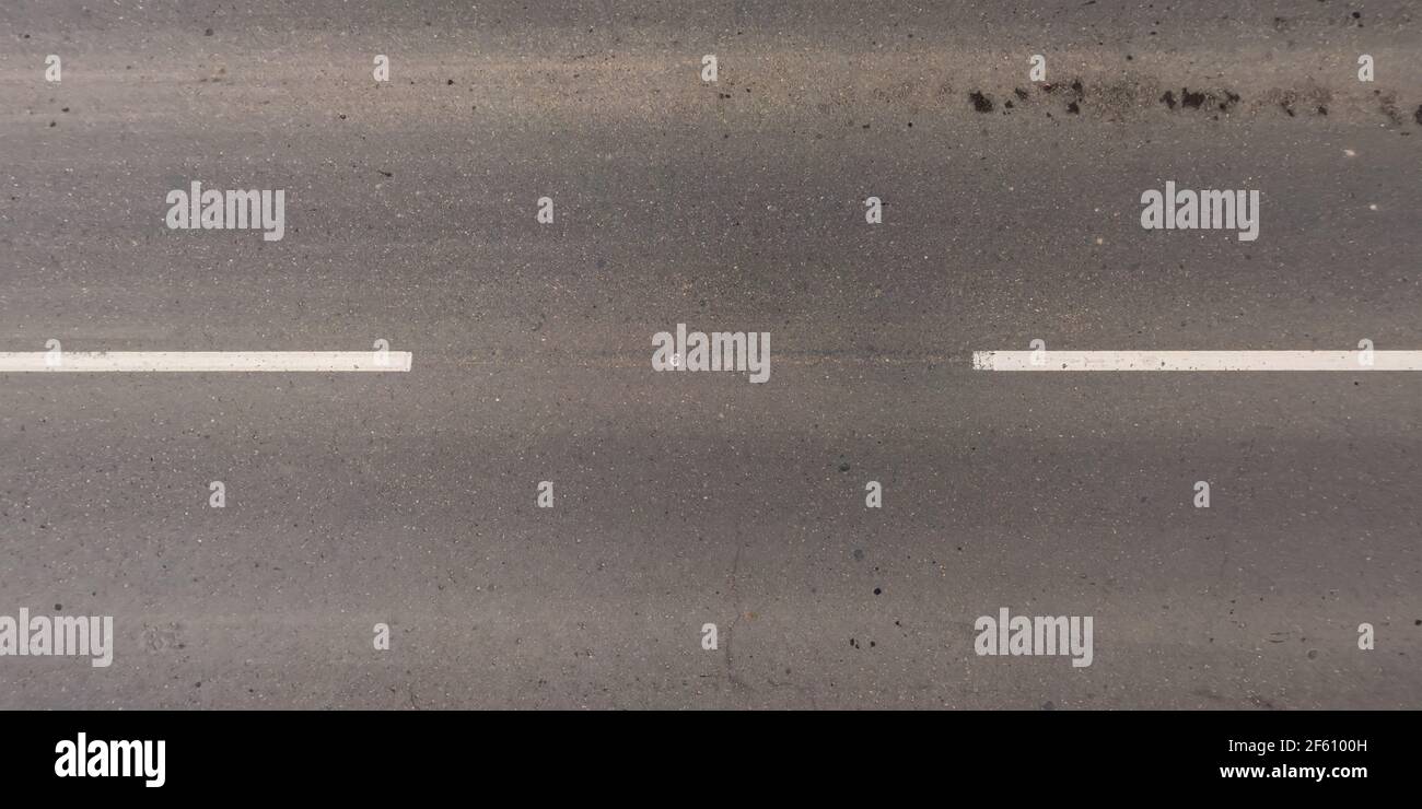 view from above on texture of old asphalt road Stock Photo - Alamy