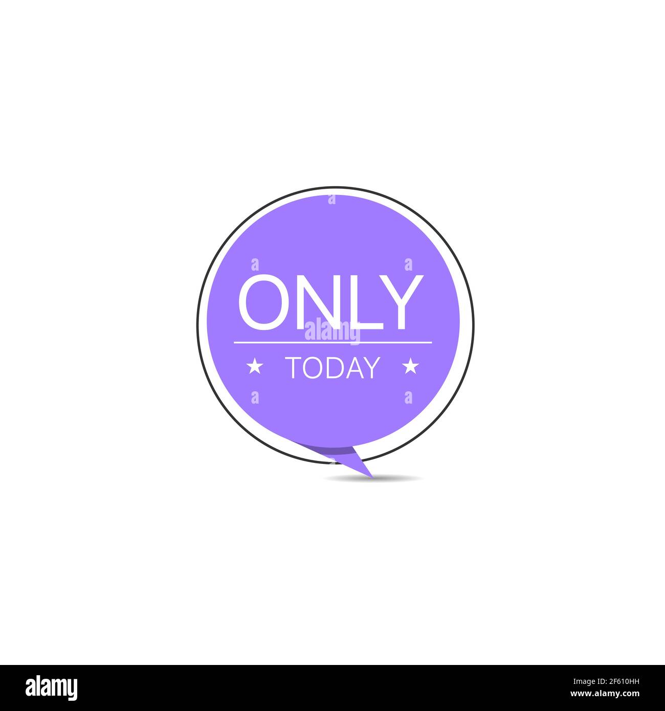 Only today stamp Stock Vector Images - Alamy