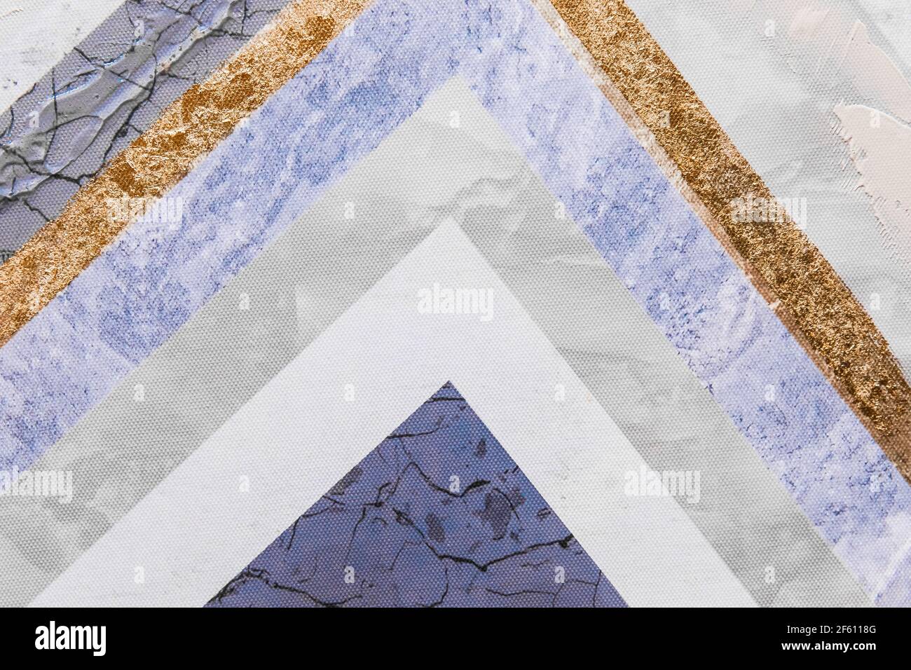 Abstract design of wall modern interior, color sample with geometric ...