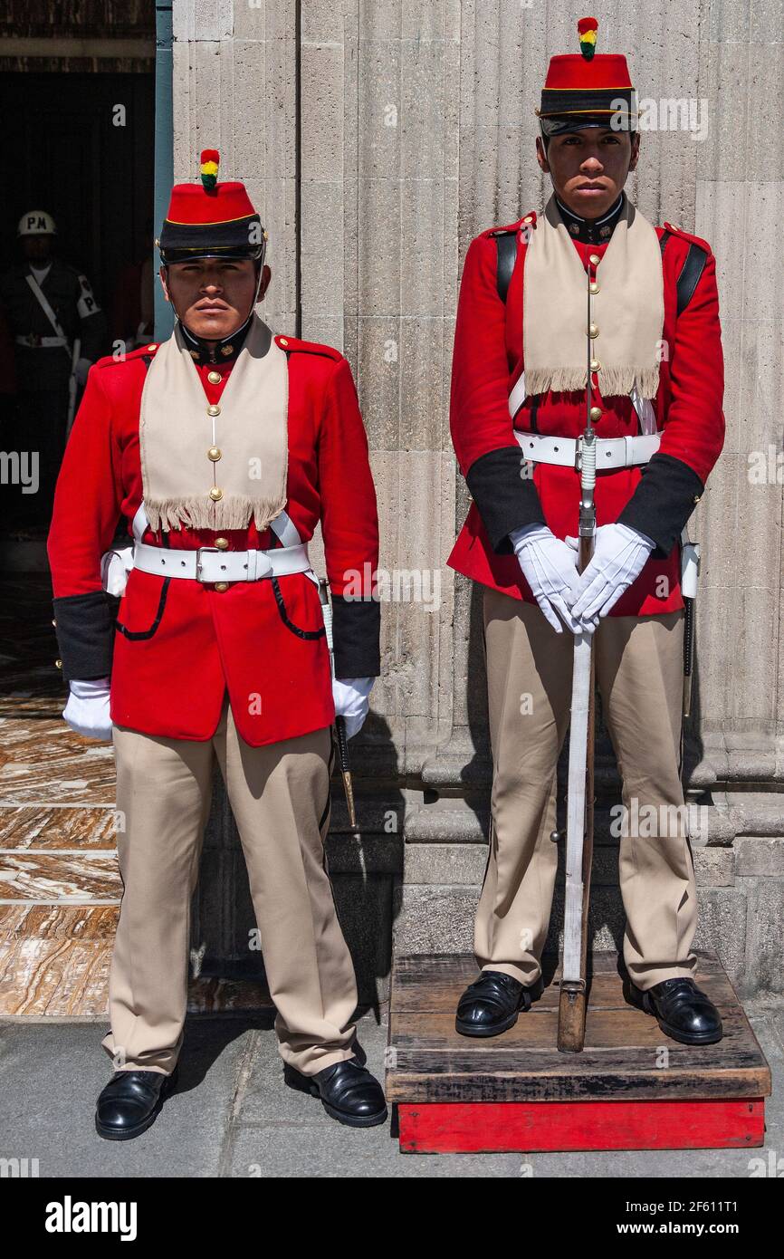 Bolivian Military La Paz Bolivia High Resolution Stock Photography and ...