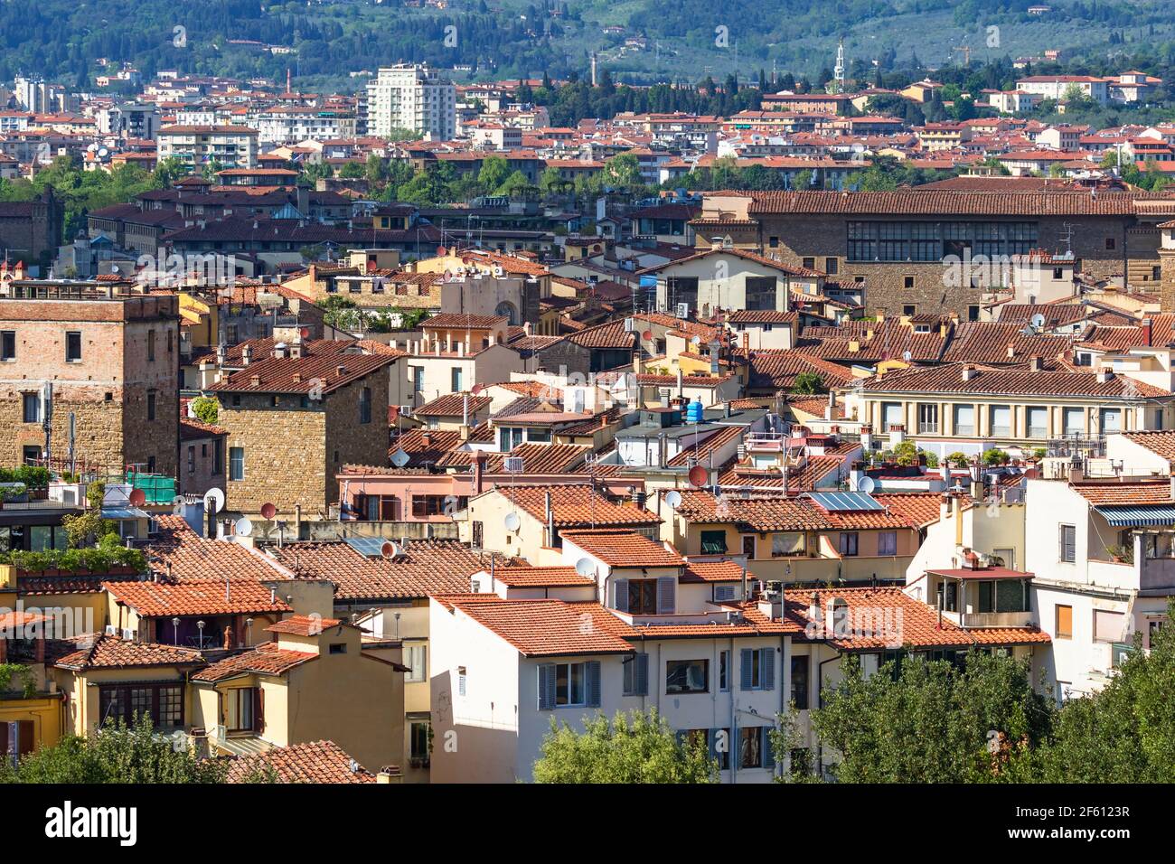 View of Italian residential buildings Stock Photo - Alamy