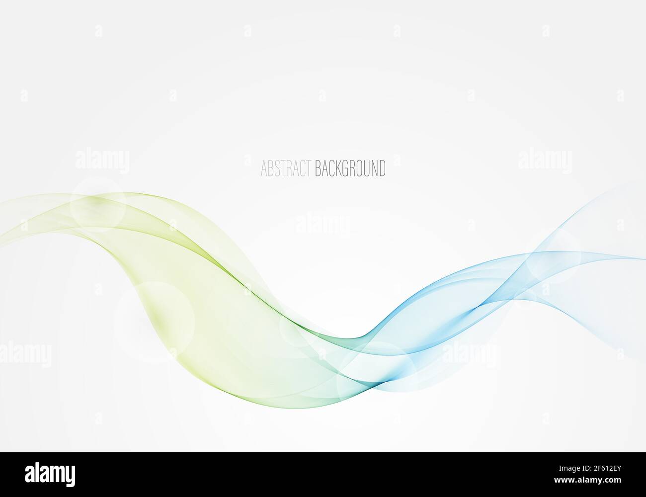 Abstract wave design element Green and blue wave background Stock ...