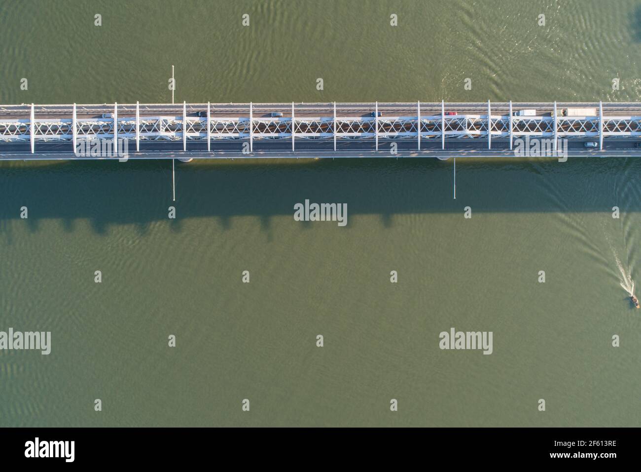 Baja Bridge in Hungary across river Danube Stock Photo - Alamy