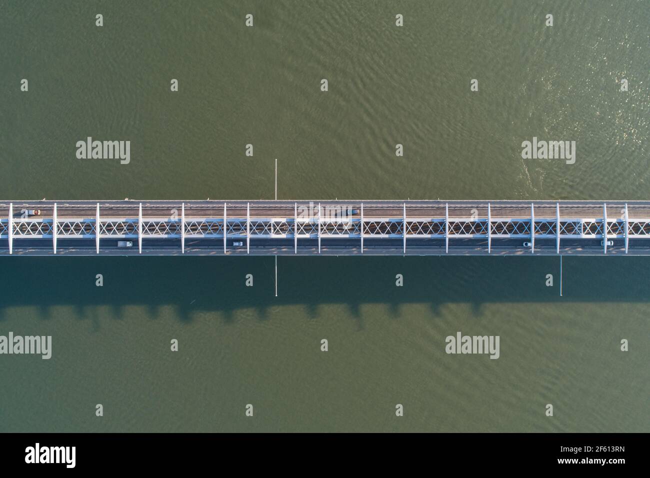 Baja Bridge in Hungary across river Danube Stock Photo - Alamy