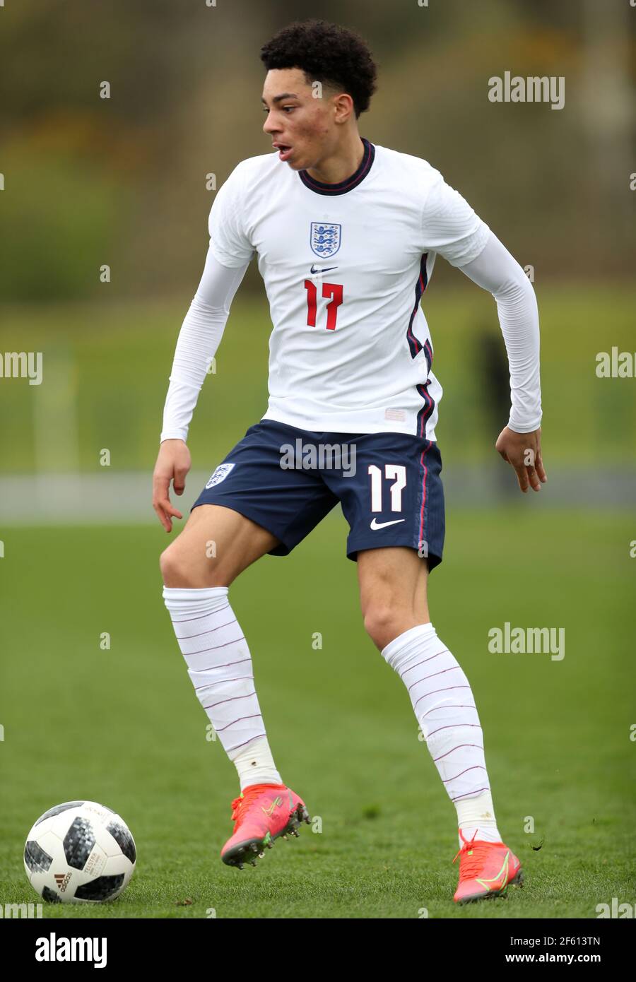 England's Samuel Edozie during the Under-18 International Friendly ...