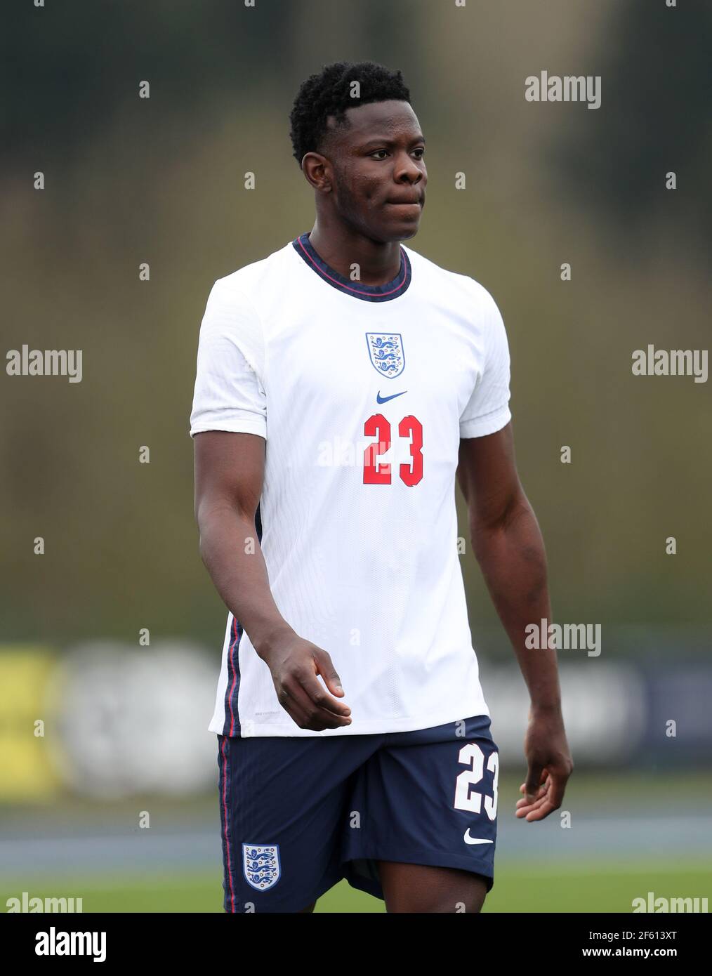 England's Kwadwo Baah during the Under-18 International Friendly match ...