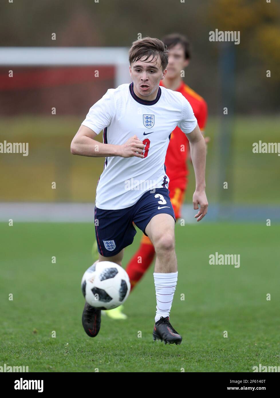England's James Norris during the Under-18 International Friendly match ...