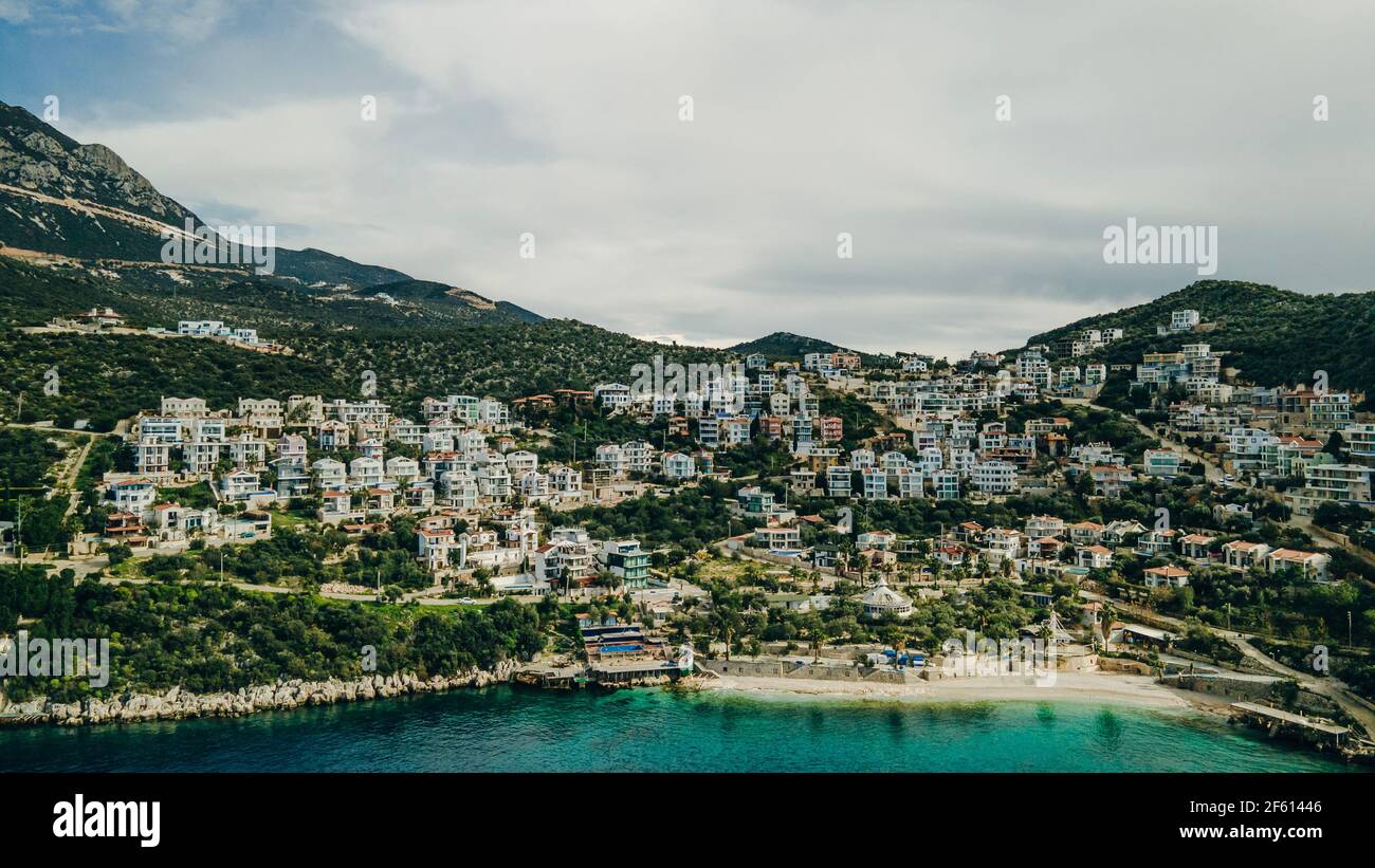 Kalkan gorgeous setting a beautiful cove, its stunning beaches ...