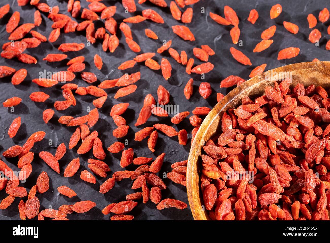 Lycium barbarum - dried goji berries Stock Photo - Alamy