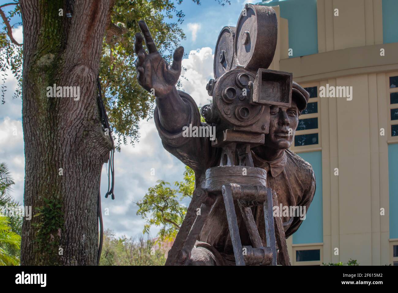 Orlando, Florida. August 12, 2020. Top view of young Walt Disney ...