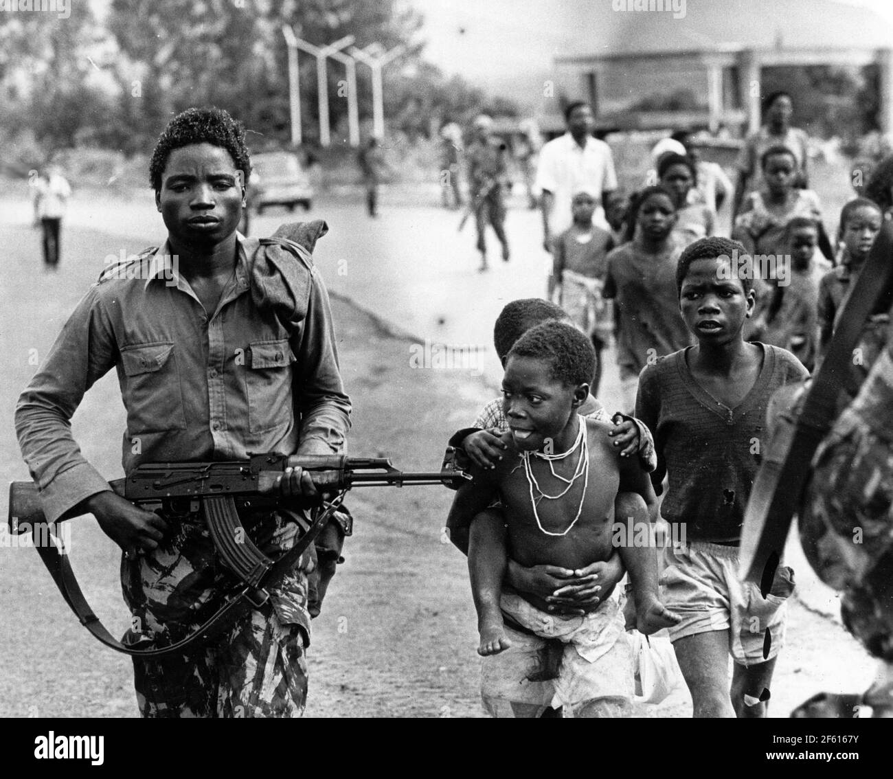 Huambo 1976-01-31 Angolan civil war. The entry into Huambo took place ...
