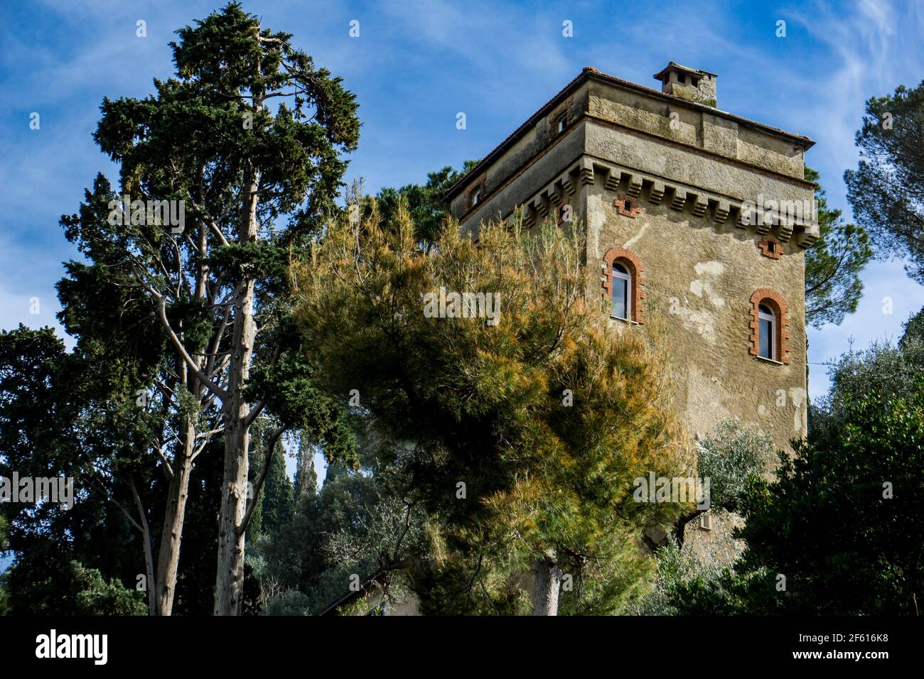 View to old tower hi-res stock photography and images - Alamy