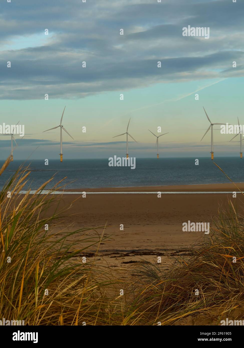 Teesside offshore wind farm hi-res stock photography and images - Alamy