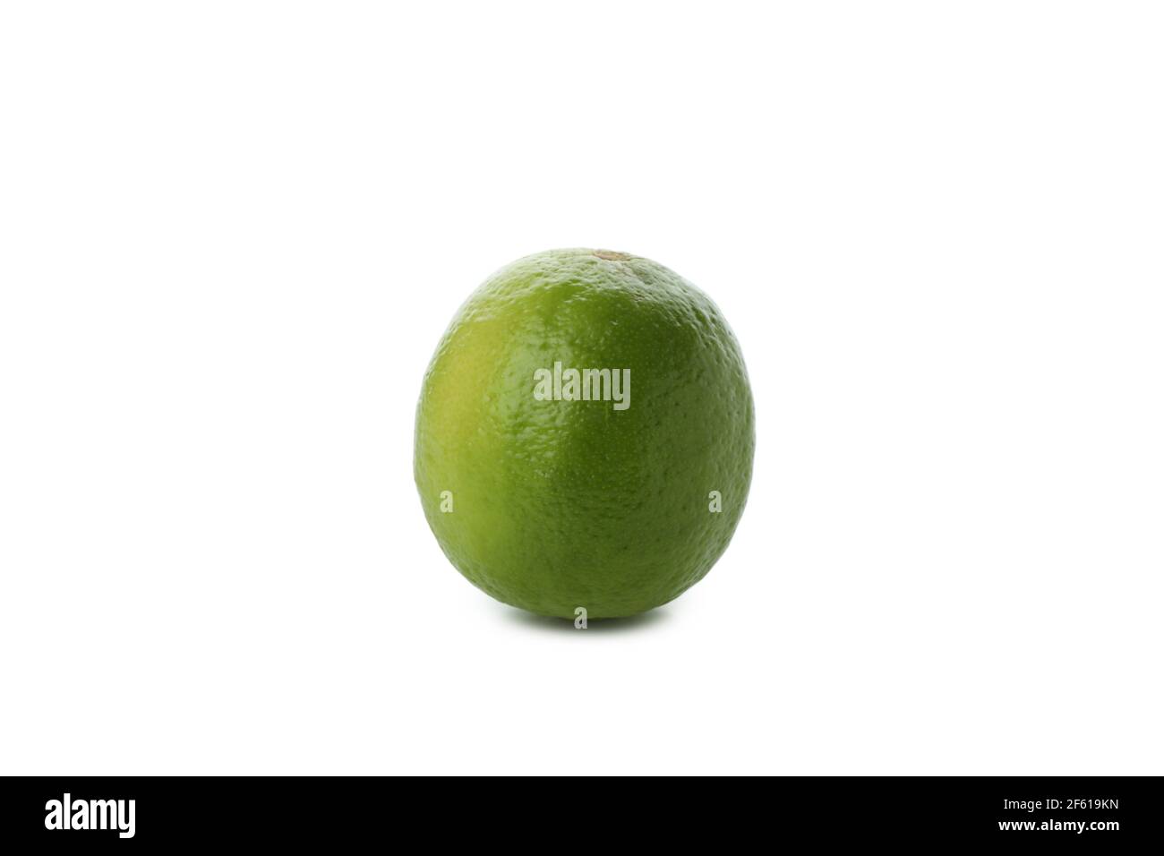 Fresh ripe lime isolated on white background Stock Photo - Alamy