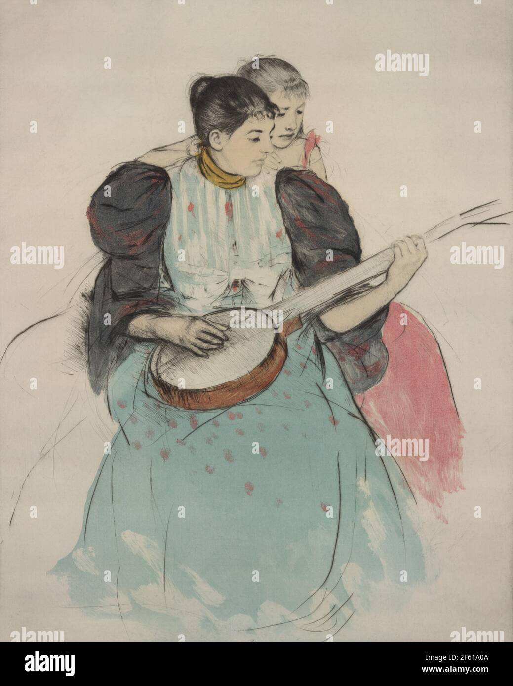 The Banjo Lesson by Mary Cassatt Stock Photo - Alamy