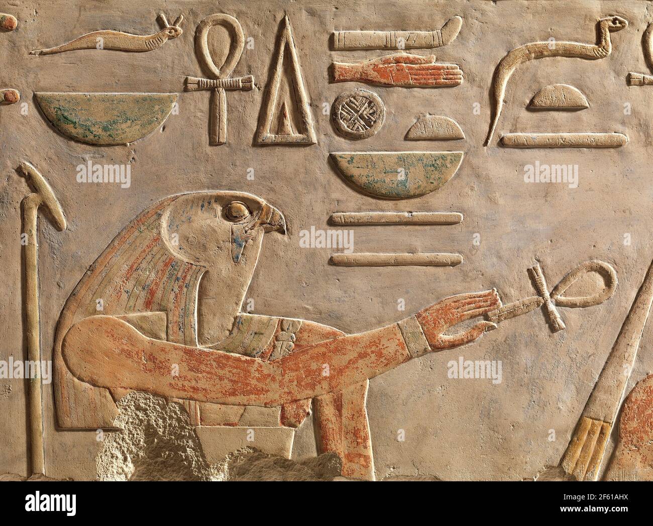 Egyptian ankh hieroglyphs hi-res stock photography and images - Alamy