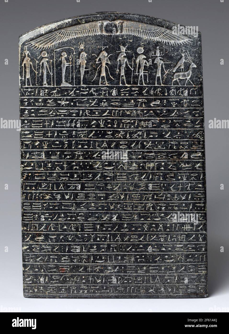 Magical Stela of Horus Stock Photo - Alamy