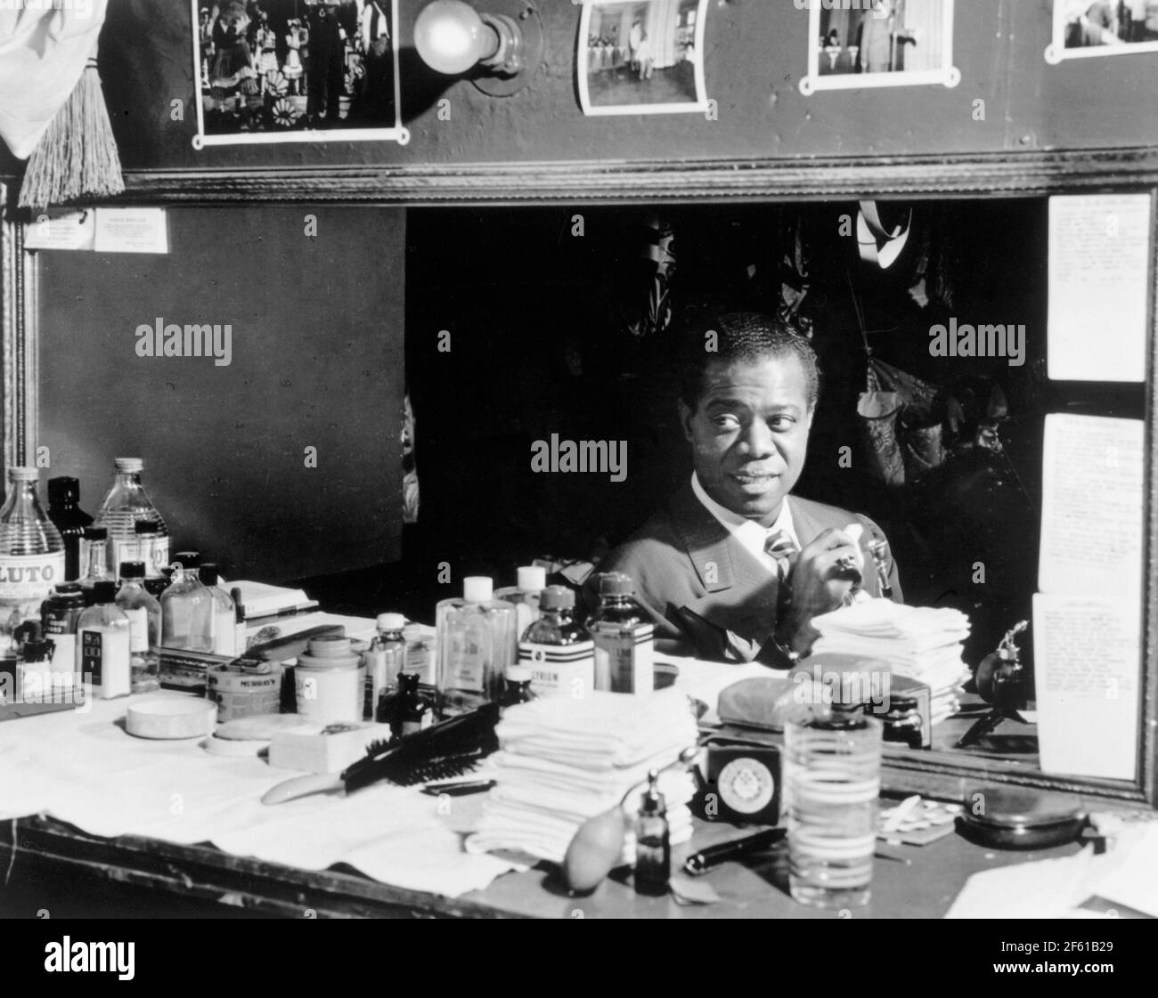 Louis Armstrong, American Jazz Musician Stock Photo - Alamy