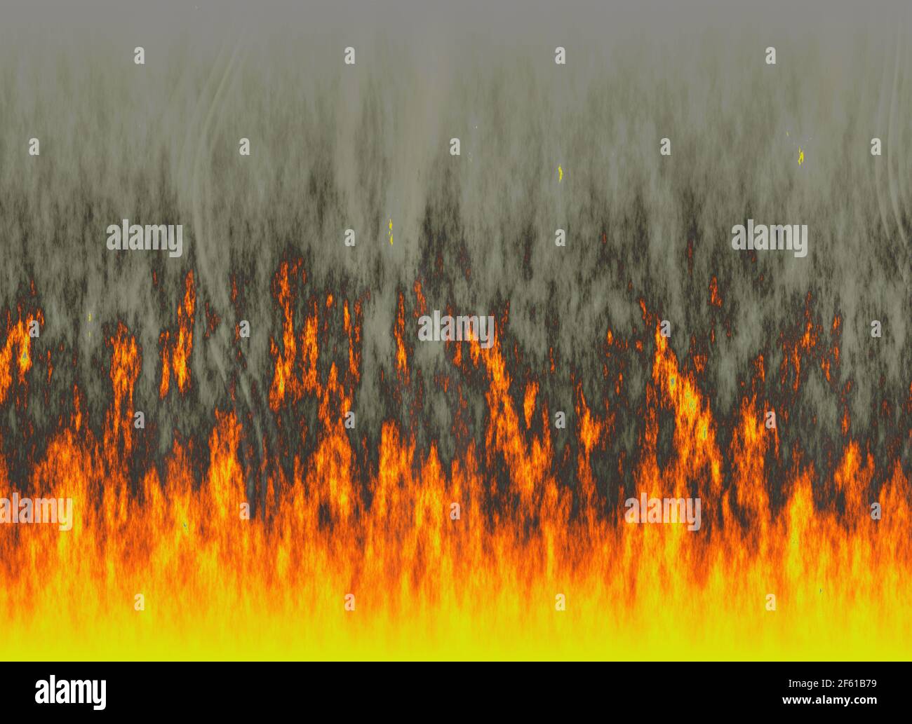red flame of fire with smoke Stock Photo - Alamy