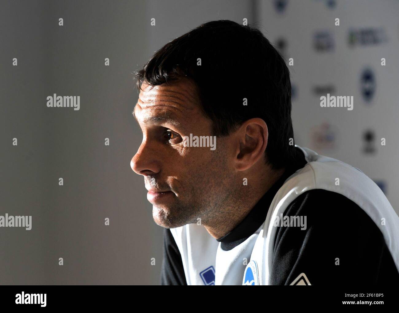 Gus Poyet Manager of Brighton & Hove FC. PICTURE DAVID ASHDOWN Stock ...