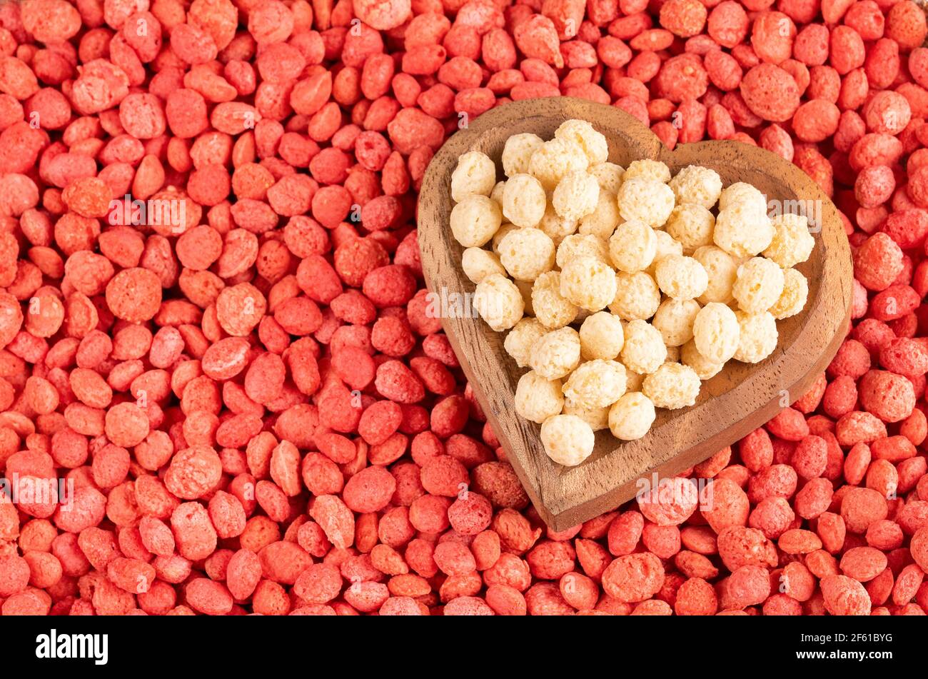 White and Strawberry-flavored Quinoa - Chenopodium quinoa Stock Photo ...