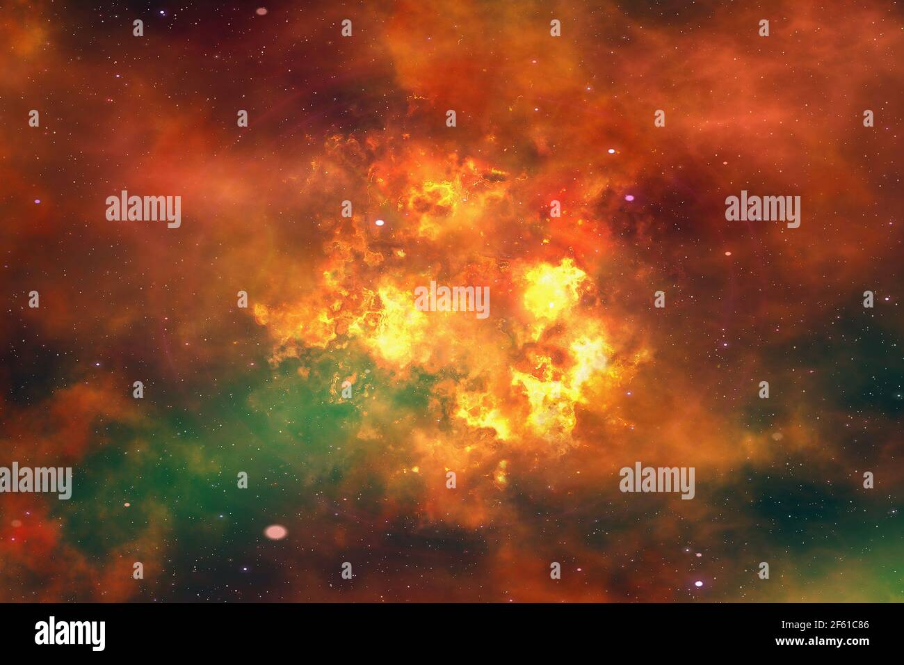 bright explosion flash on a space backgrounds. fire burst Stock Photo ...
