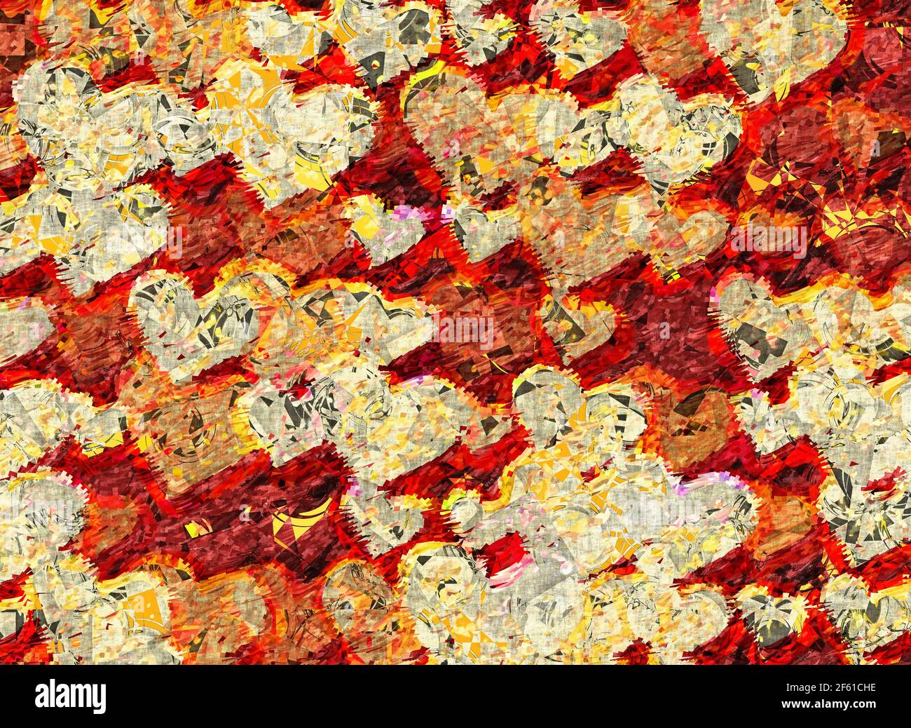 patchwork style picture of many hearts. Love symbol Stock Photo - Alamy