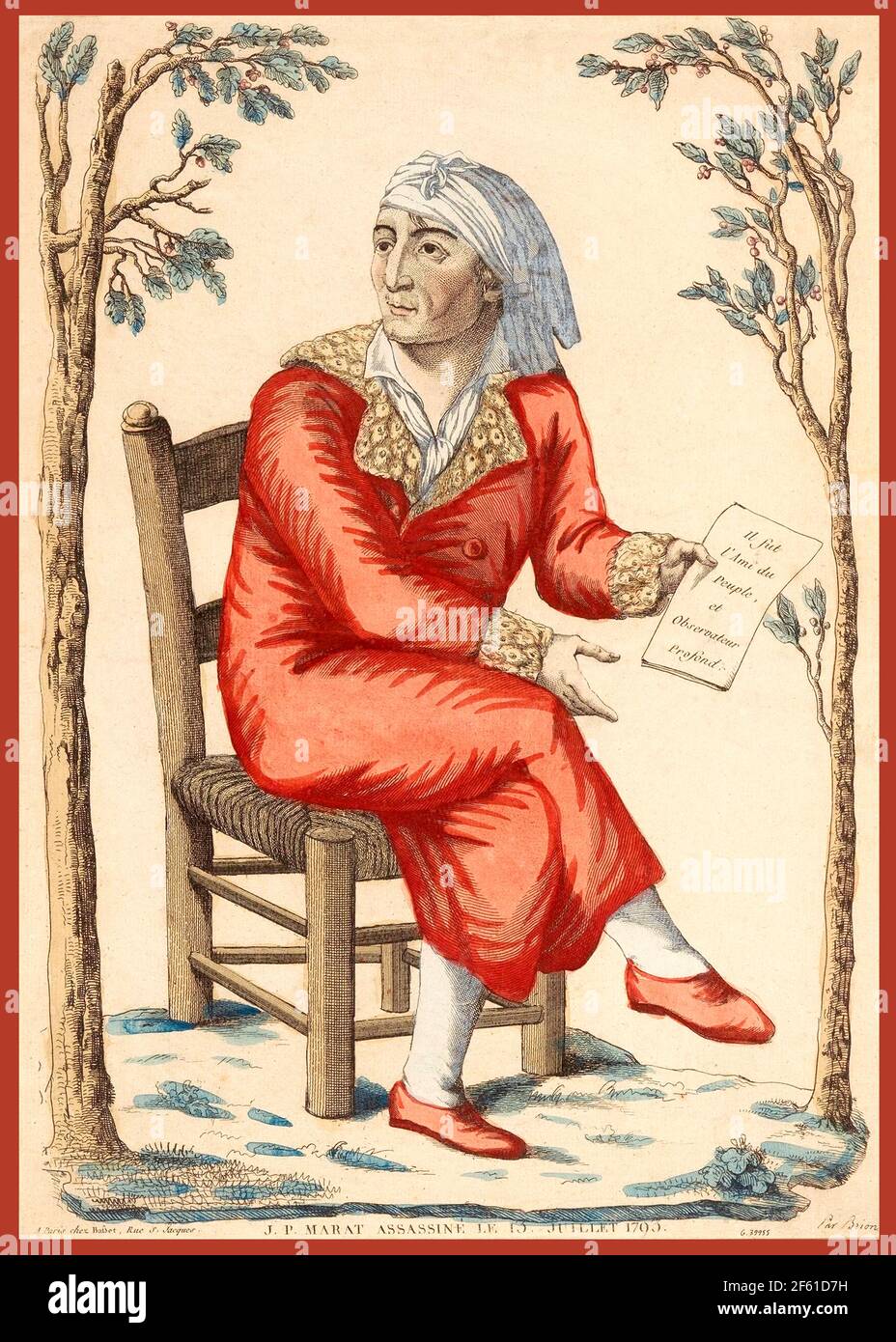 Jean paul marat [ ] hi-res stock photography and images - Alamy