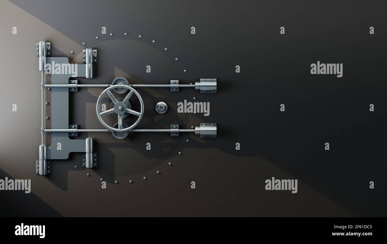 Black safe door 3d hi-res stock photography and images - Alamy